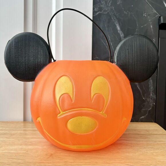Disney | Holiday | Vintage Disney Mickey Mouse Trick Or Treat Plastic ...